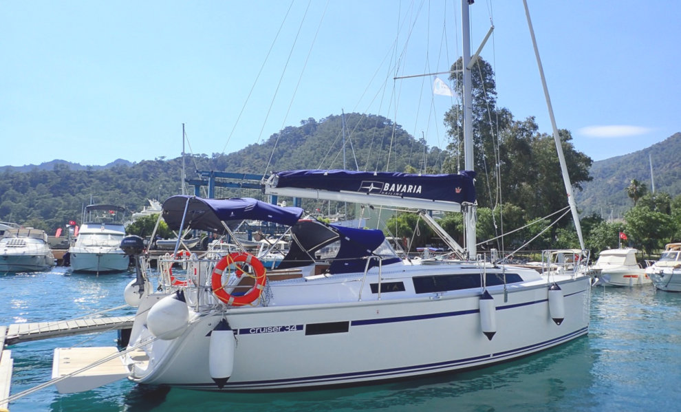Bavaria Cruiser 34 Sora for charter in Göcek in Turkey