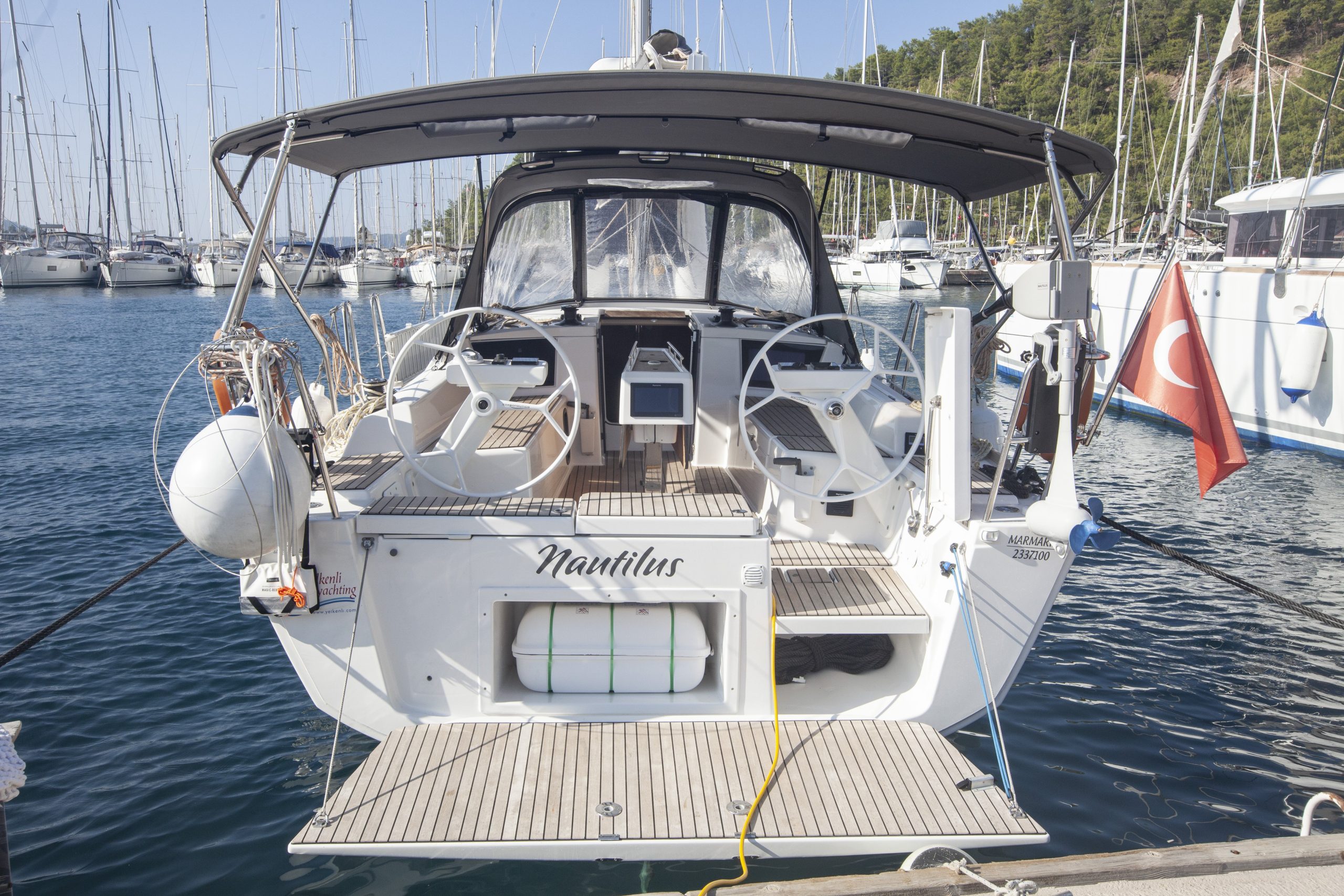 Dufour 360 Grand Large Nautilus for charter in Orhaniye in Turkey