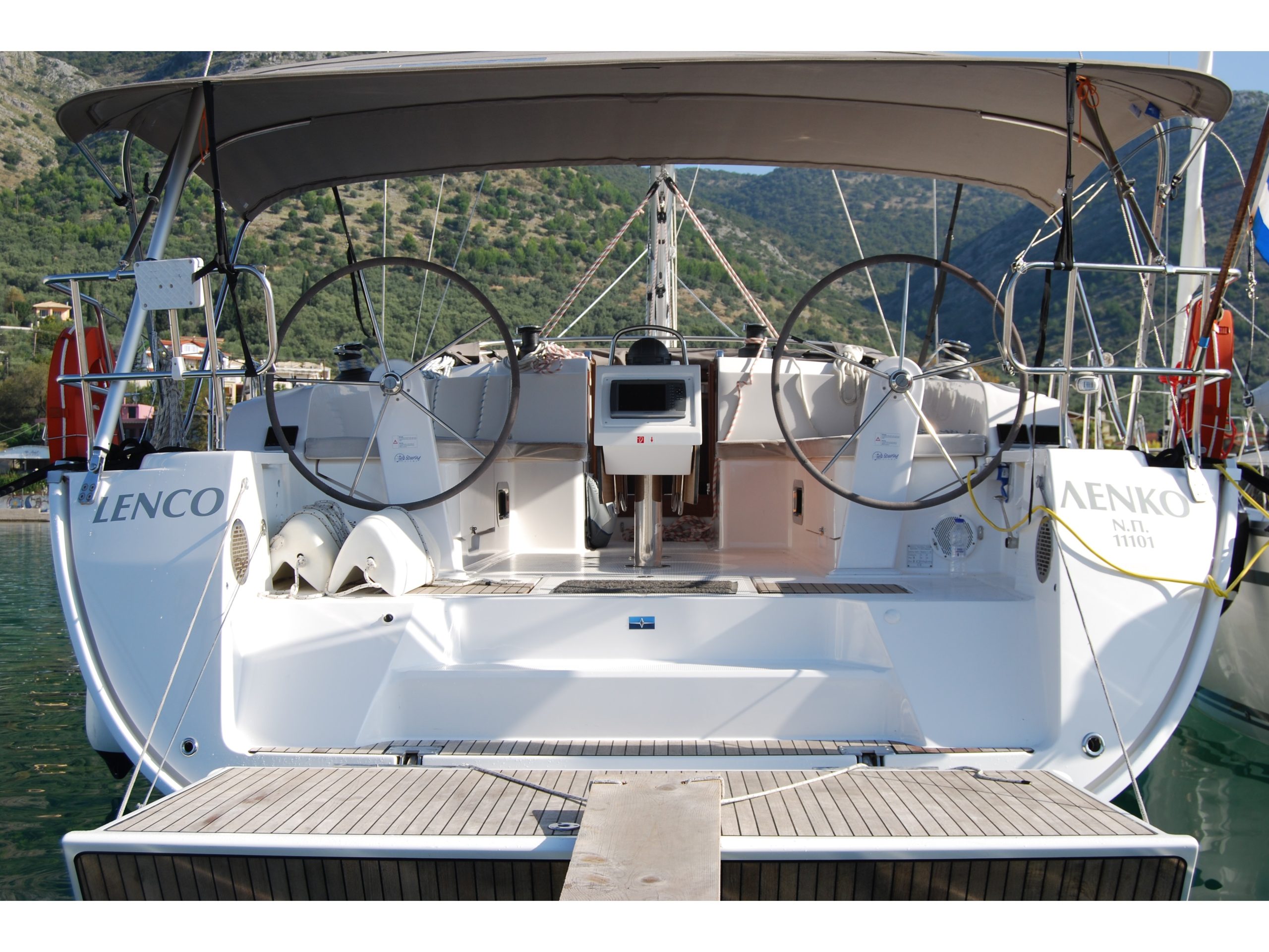 Bavaria Cruiser 46 Lenco for charter in Corfu in Greece