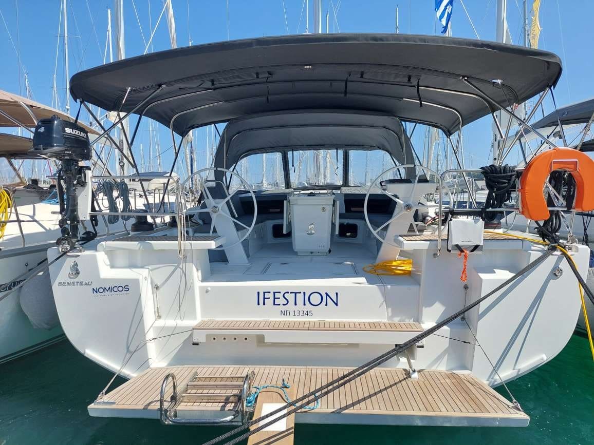 Beneteau Oceanis 51.1 Ifestion for yacht charter in Corfu in Greece